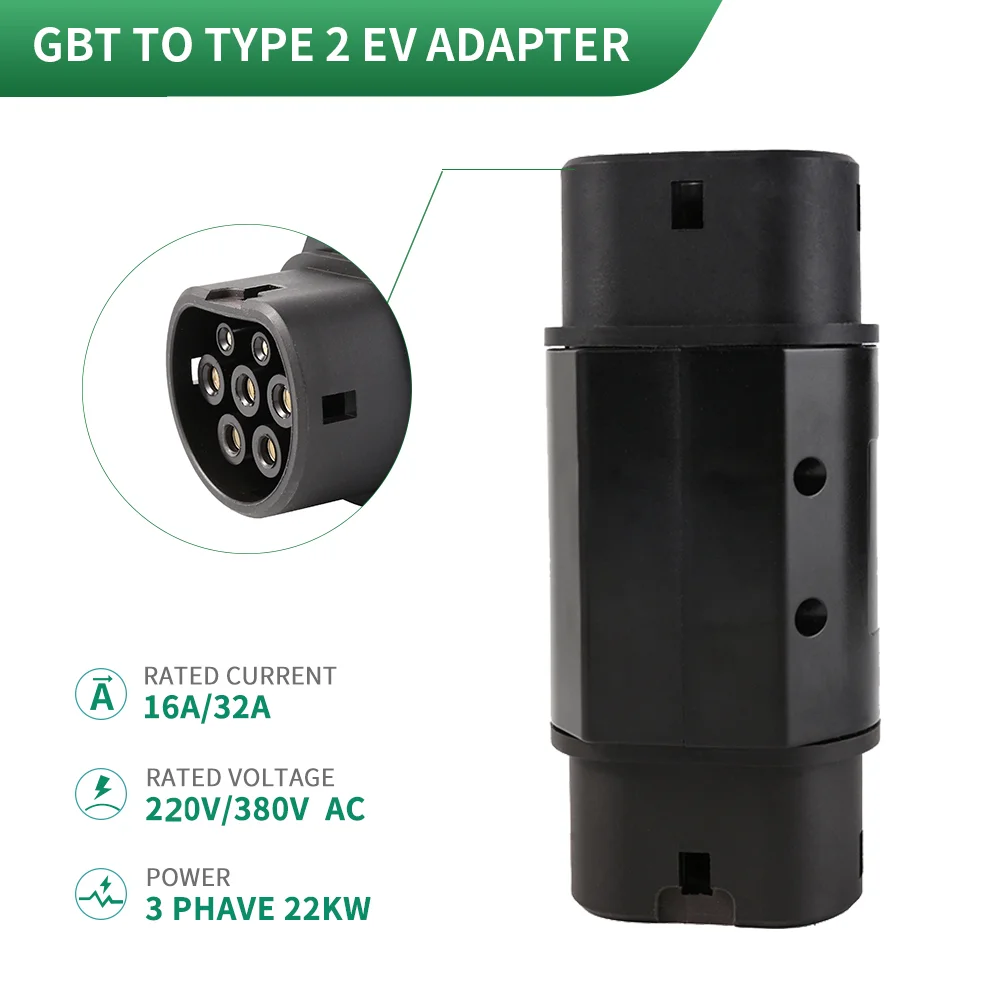 32A Ev Charging Adapter - GBT to Type 2 - TARY ADAPTER001
