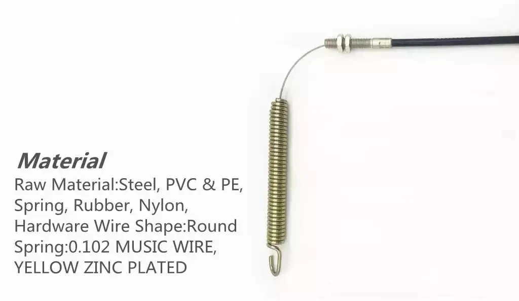 Brake Control Cable Custom-built Bend Tubes&spring Automobile Control ...