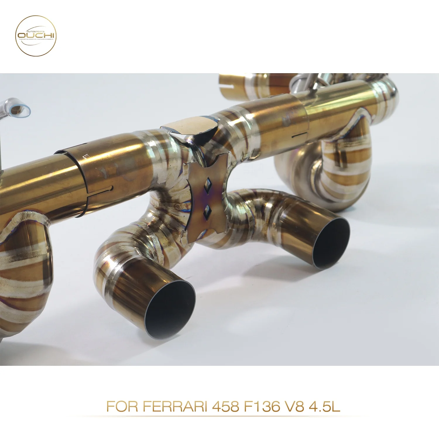 Ouchi Exhaust System For Ferrari 458 Ltalia Spider/458 Speciale 4.5 V8 ...