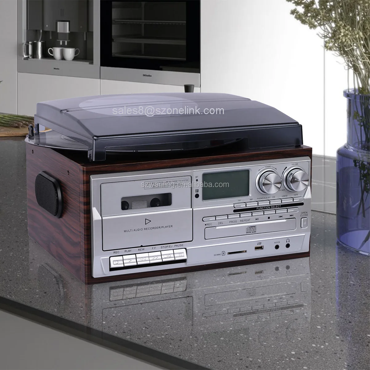 Best Sale Vintage Record Player - Retro All-in-One Turntable