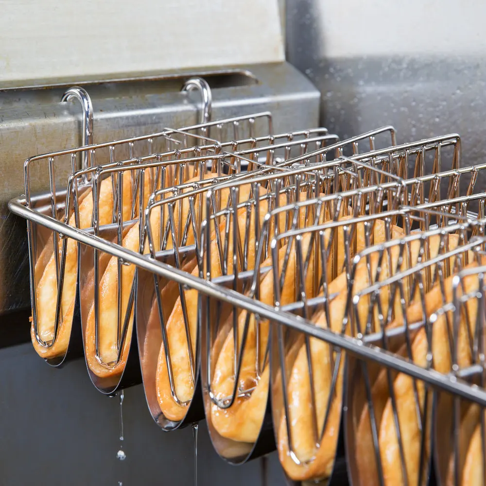 Cooking Tool 6 Cells Stainless Steel Taco Shell Fry Basket Of Strainer ...