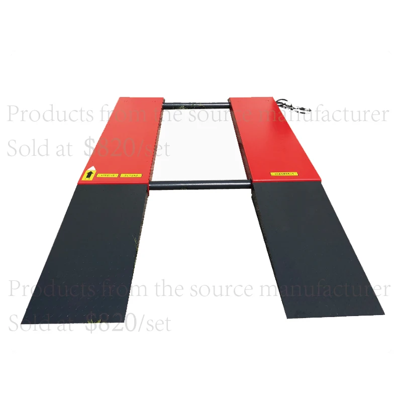 Scissor Car Lift With Extended Anti Slip Approach Plate Lift 1400mm ...