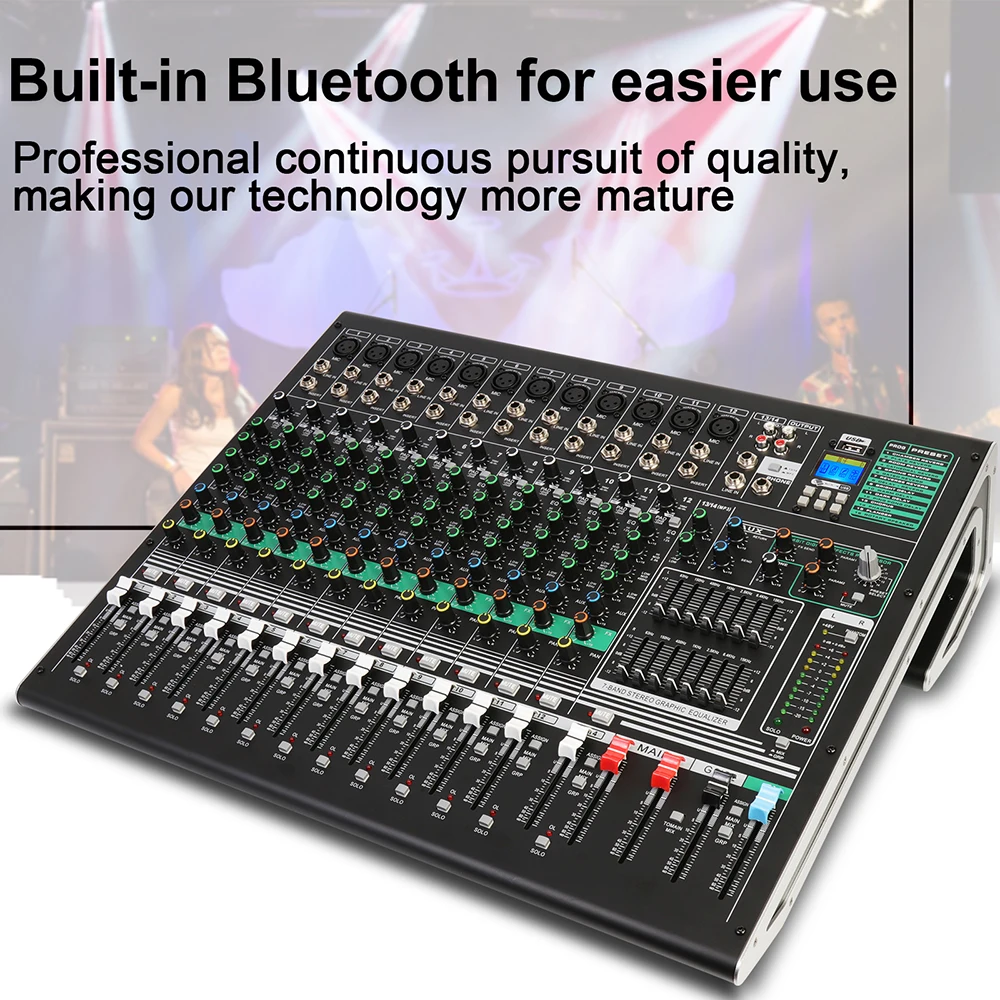 Biner DX12C Audio Mixer - Professional Digital Console