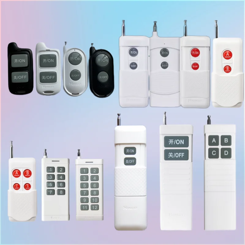 Long-distance 4-button 6-button 8-button 12-button Wireless Remote ...