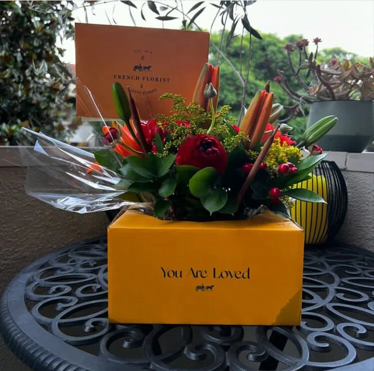 Recyclable Florist Box Flower Living Vase Custom Printed Vase Box ...