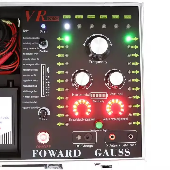 VR12000 Remote Underground Metal Detector Gold Detector Gold Precious ...