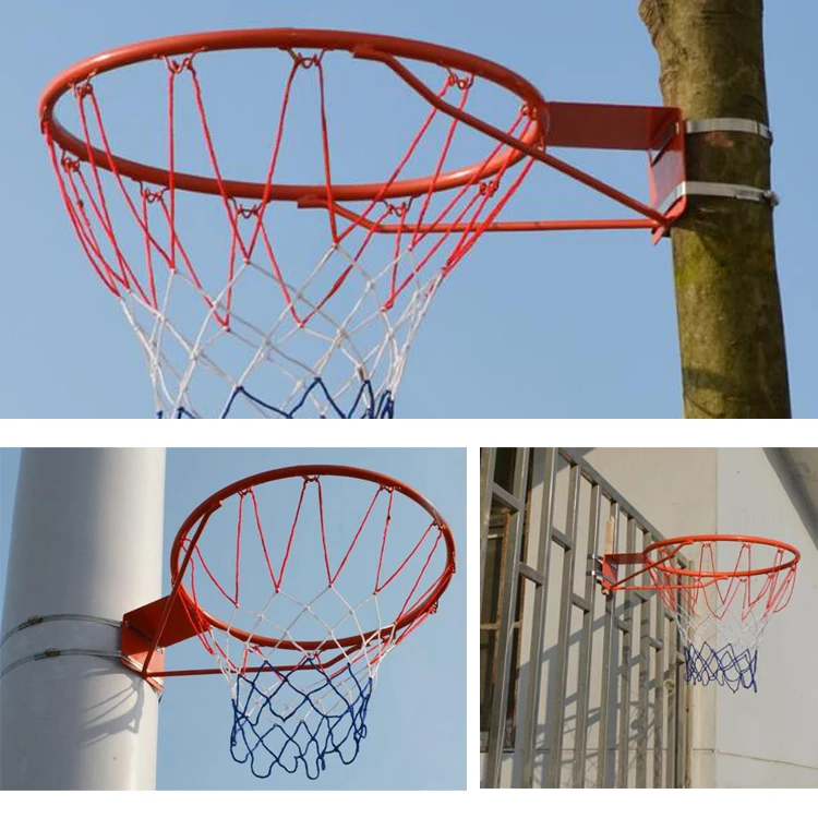 18" Standard Size Basketball Rim - Durable & Customizable