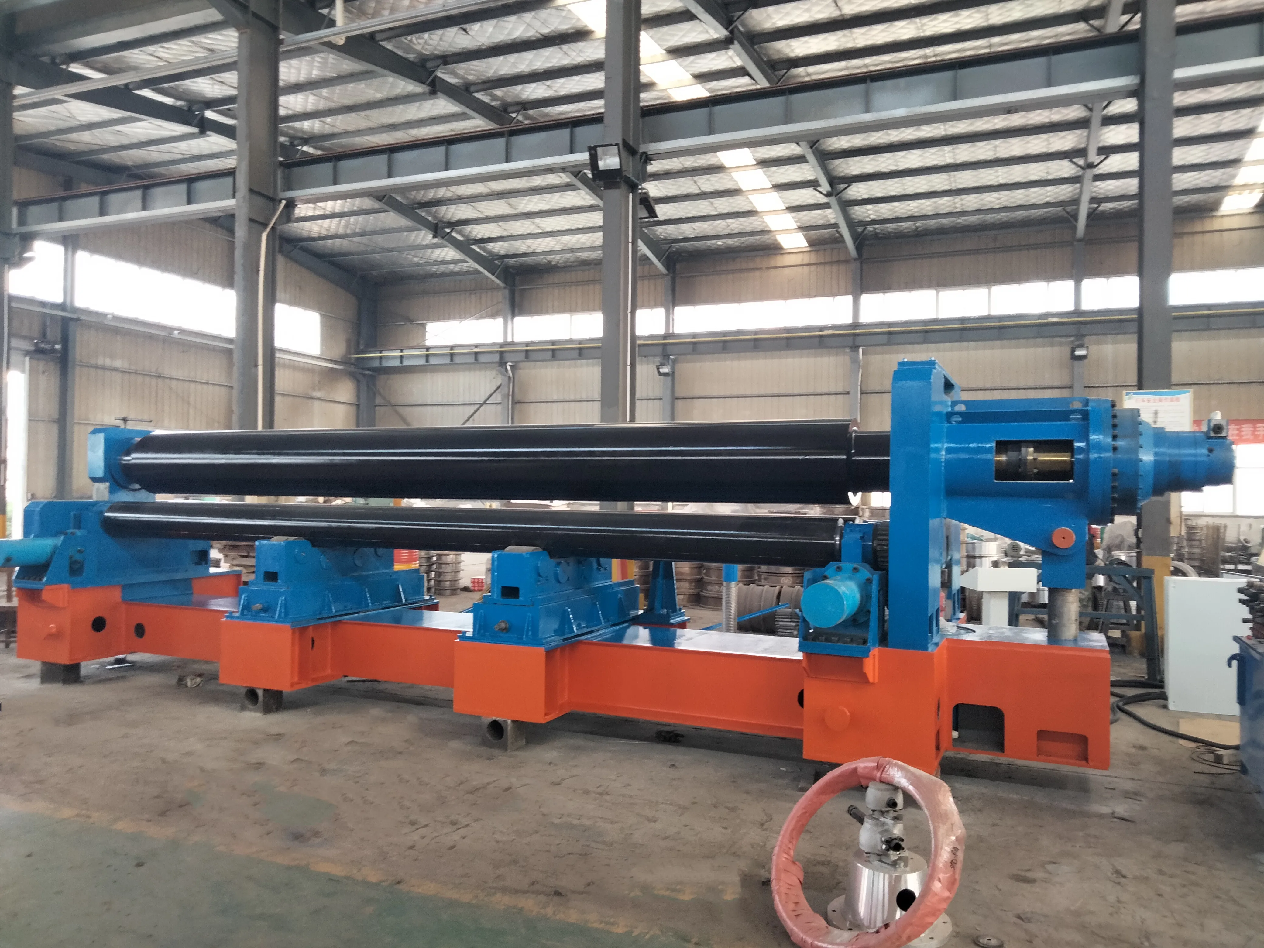 Small Plate Bending Rolling Machine Rollers Hydraulic Stainless Steel ...