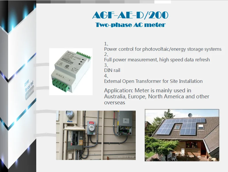 Acrel AGF-AE-D/200 SOLAR ระบบไฟฟ้าการตรวจสอบ Energy Meter RS485| Alibaba.com