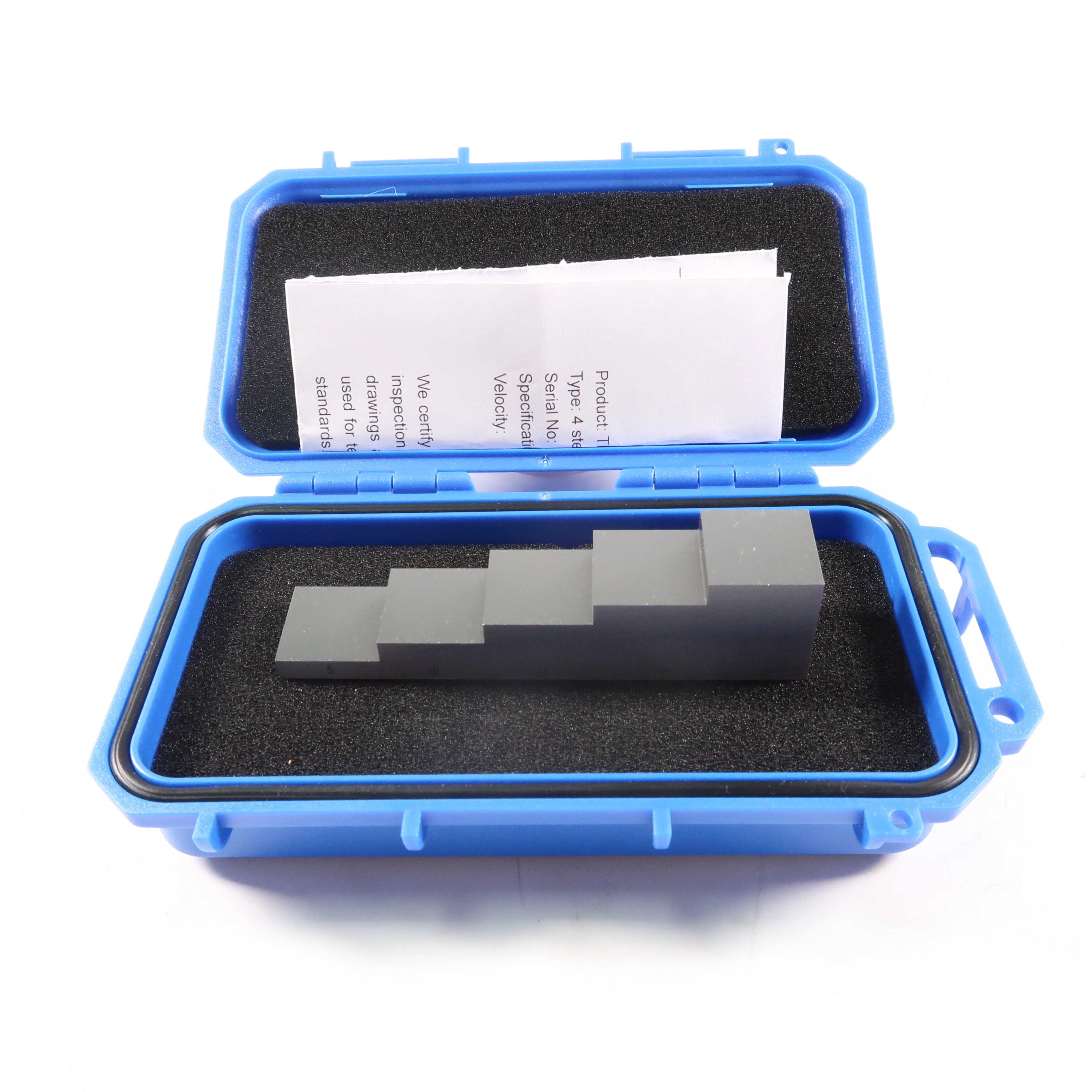 5-step Carbon Steel Ultrasonic Calibration Block for Thickness Gauge