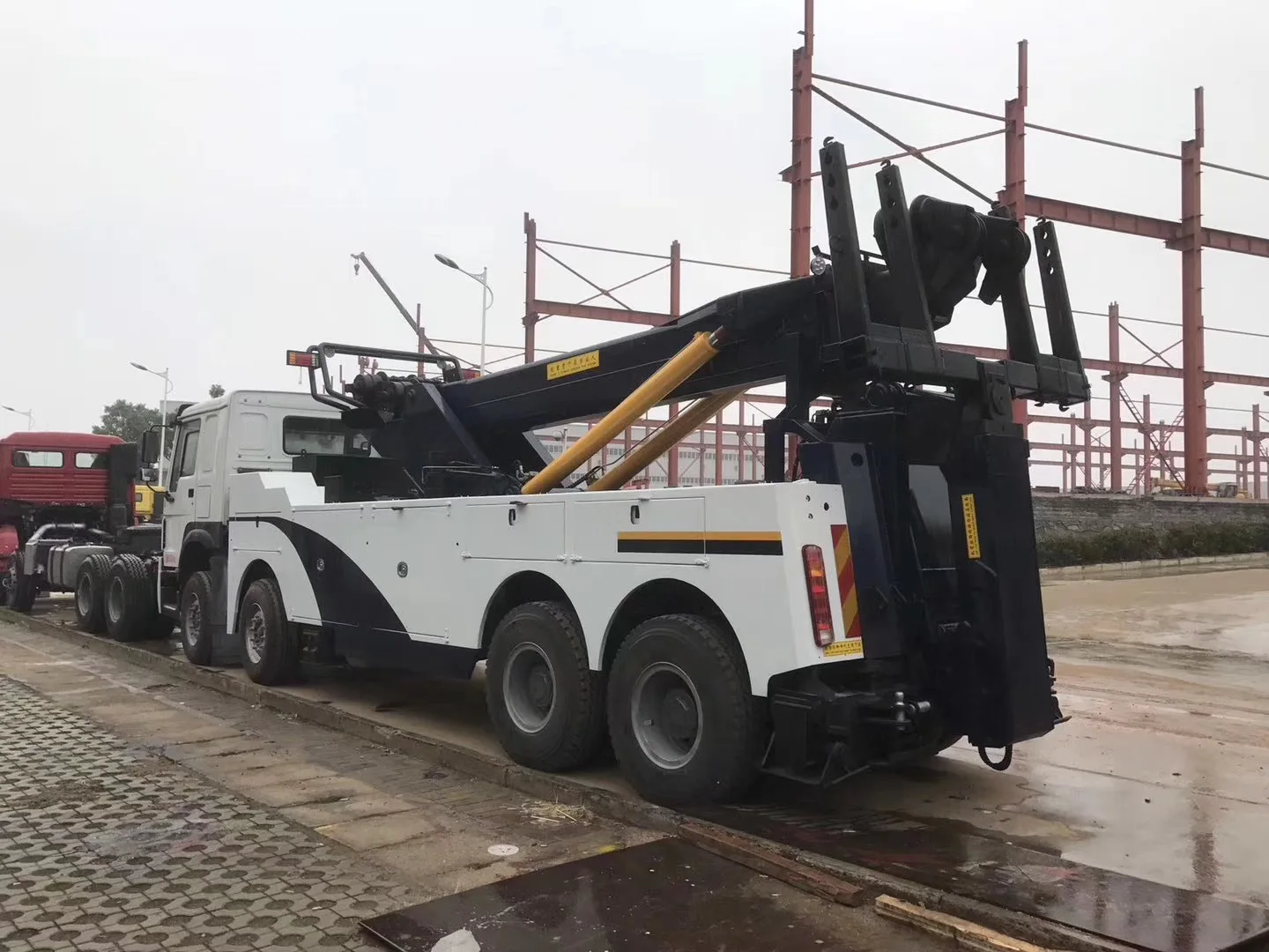 Heavy Duty Rotator Wrecker Truck Body for Sale - Customized 50 Tons ...