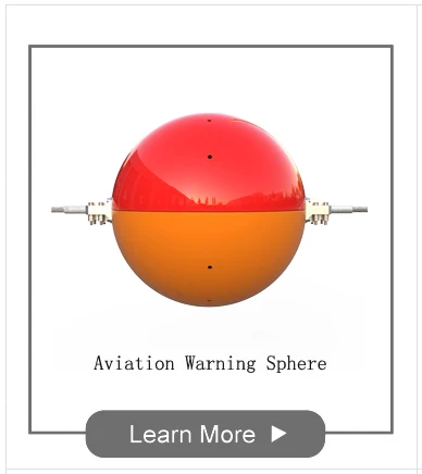 Overhead Transmission Line Fiberglass Warning Sphere Aircraft Marking ...