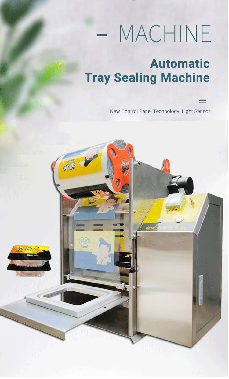 Automatic Commercial Tabletop Ready Meal Food Tray Packaging Sealer ...