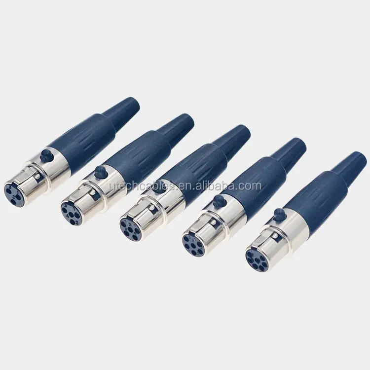 6pin Male Female Connectors Audio Socket Plug 6 Pin Mini Xlr Cable ...