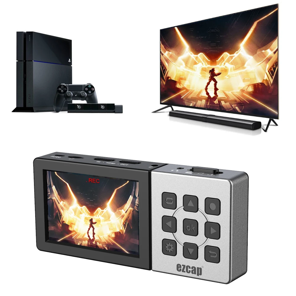 Ezcap273 3.5" LCD Screen Portable HDMI 1080P Video Recorder