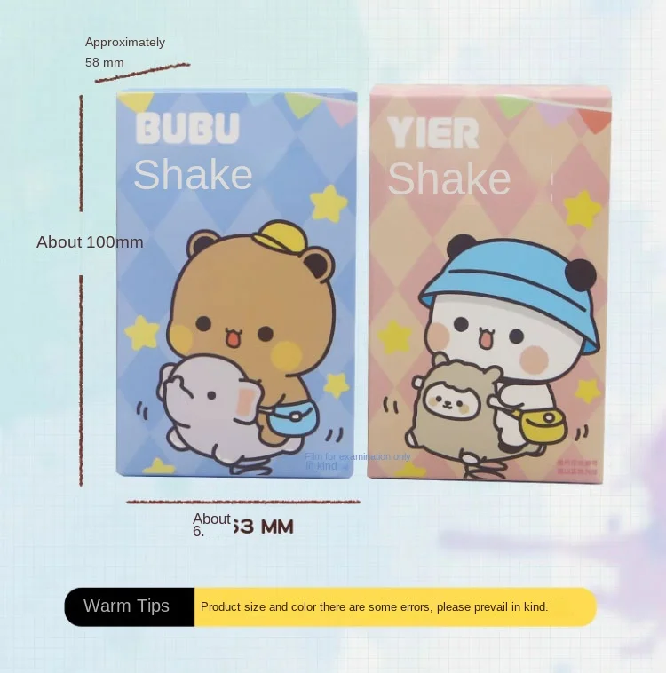 One Two Cute Cartoon PVC Blind Box Dolls for Desktop Decor