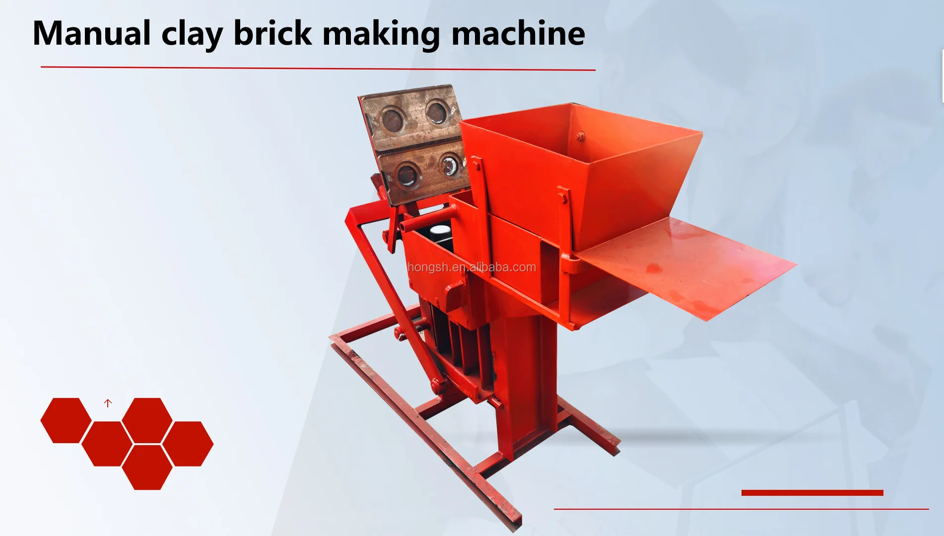 Manual Interlock Clay Brick Making Machine Paving Brick Making Machine ...