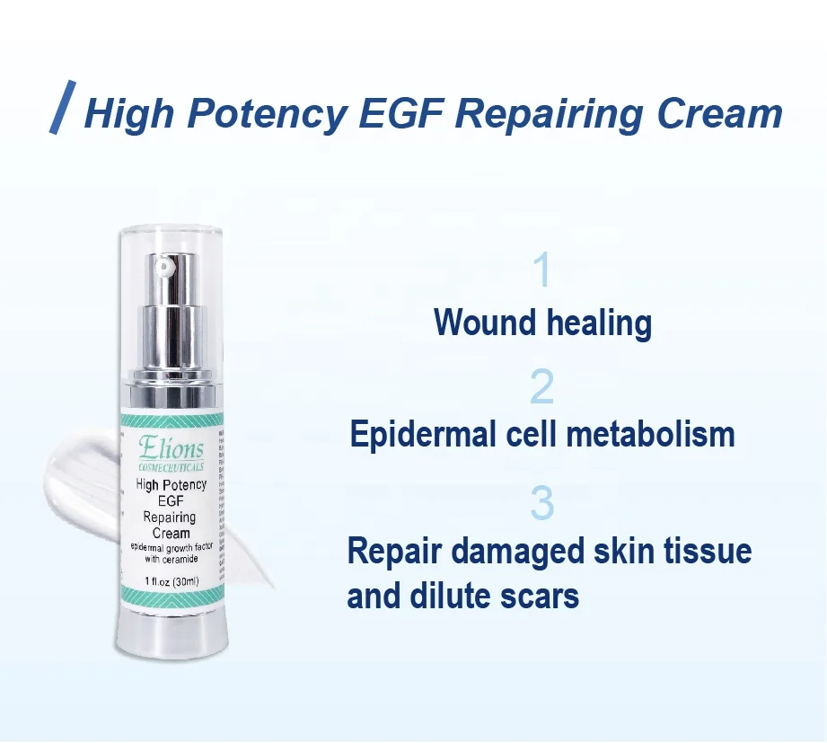 Epidermal Growth Factor Damaged Skin Recovery Ceramide Repairing Cream ...