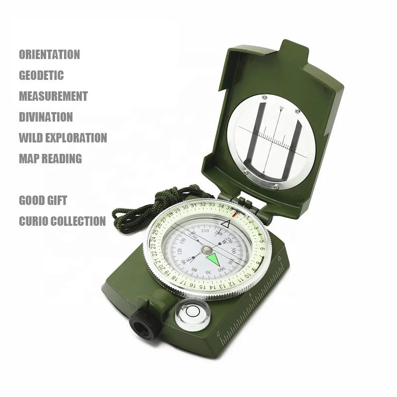 Multifunctional Tactical Survival Compass With Lanyard and Pouch ...
