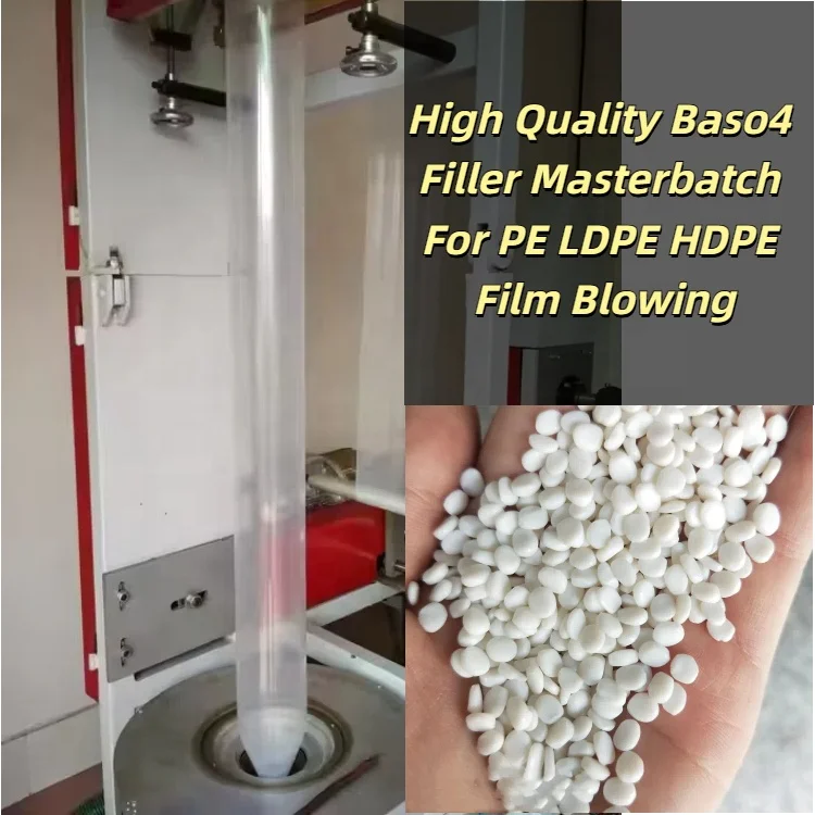 High Quality White Color Barium Sulfate Filled Masterbatch BaSO4 ...