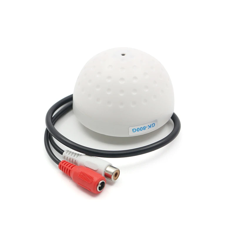Noise Reduction Audio Wired CCTV Microphone for Surveillance