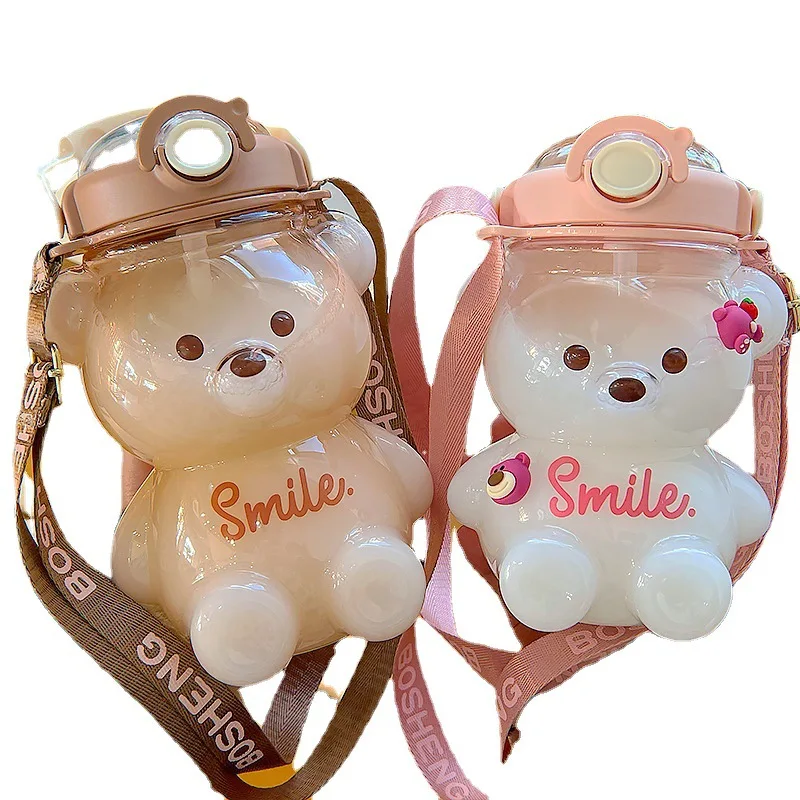 Cute Tiktok Gradient Water Bottles - Perfect for Kids