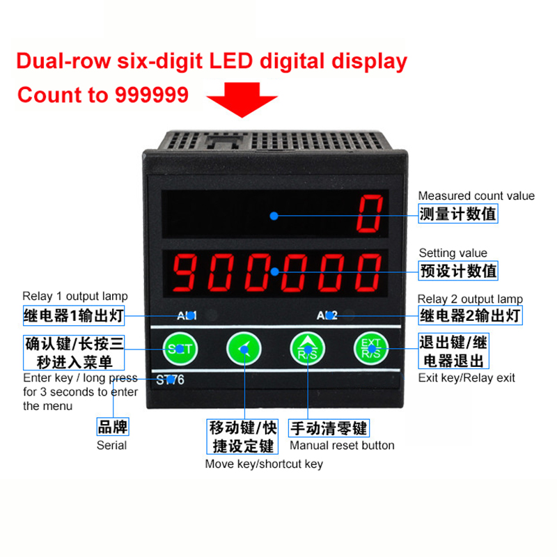 Santen ST76 Infrared Automatic Induction Counter