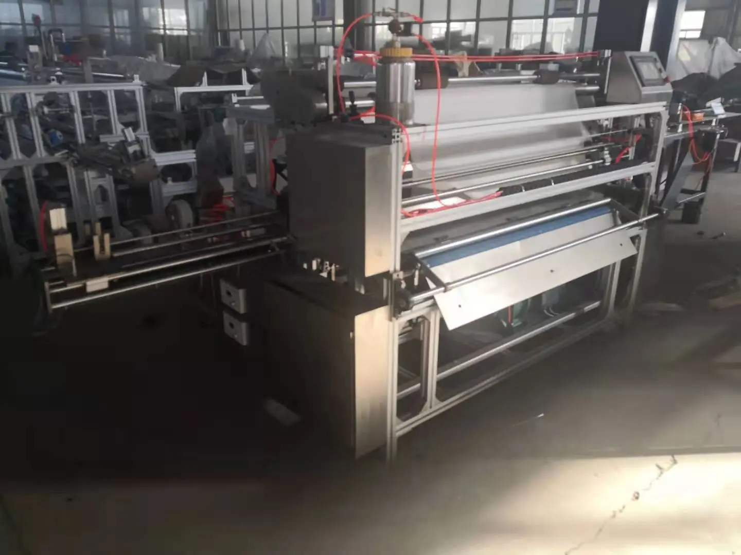 Automatic Cotton Gauze Bandage Rolling Cutting Machine Medical Gauze ...