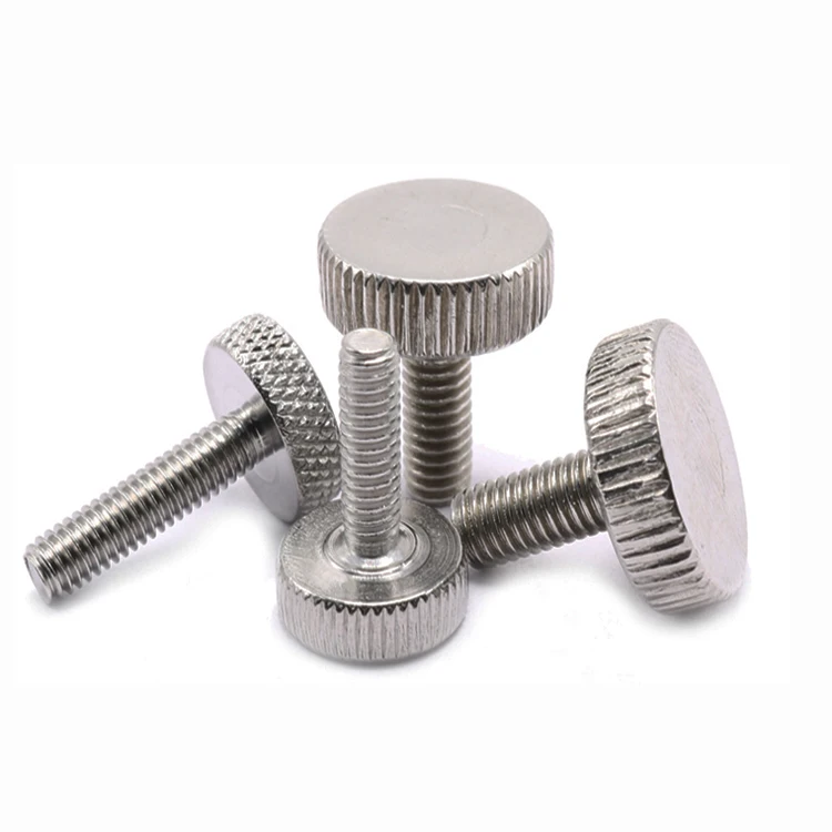 Stainless Steel Din 653 M3 Knurled Knob Flat Thumb Screws - Buy Stainless Steel Screw,Thumb ...
