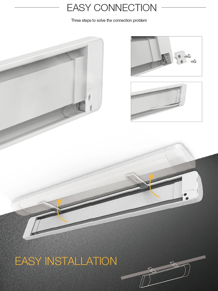 0.6m 20w Surface Mounted Led Batten Fixture,3000k 4000k 6500k Optional ...