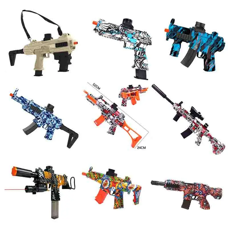 Hot Sale Ak47 Uzi M416 M4a1 Gel Water Gun Toys Water Bead Splat Gun ...