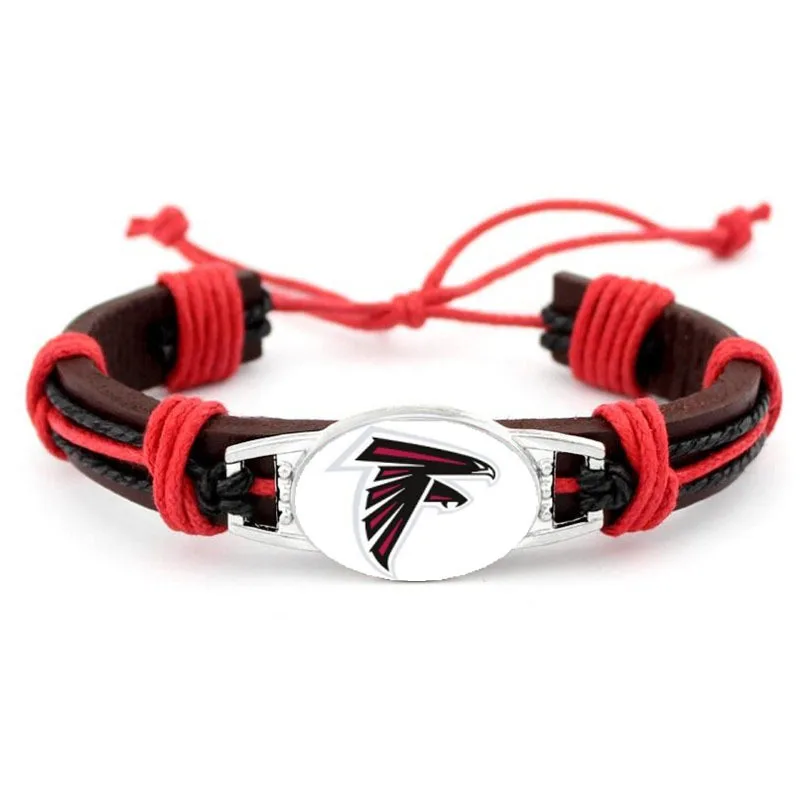 Wholesale 32 US NFL Bracelets - Unisex Adjustable Bangles