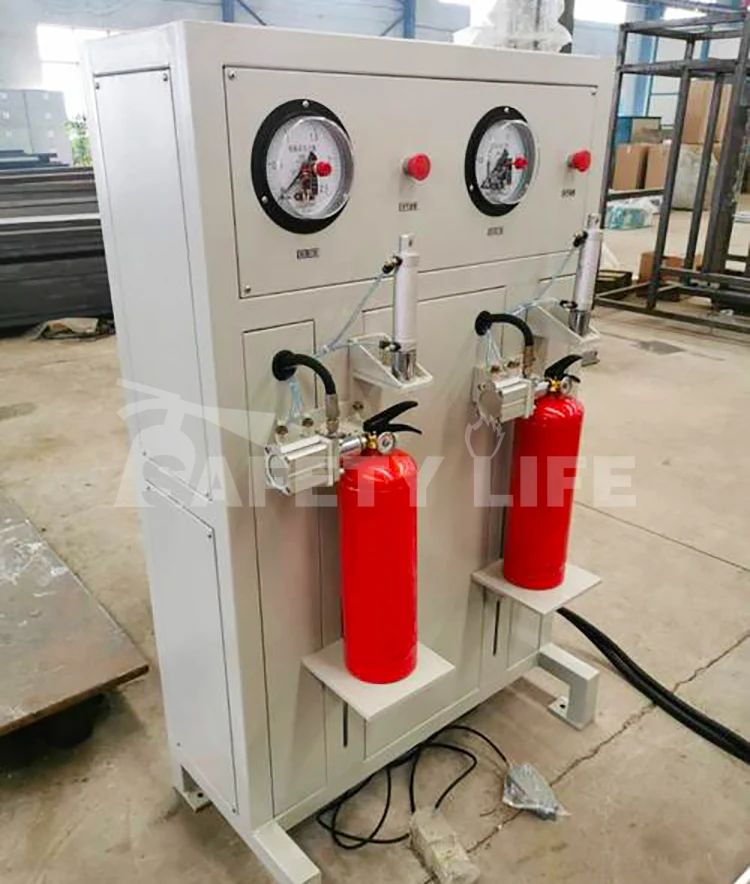 Semi-Automatic ABC Dry Chemical Fire Extinguisher Filling Machine ...