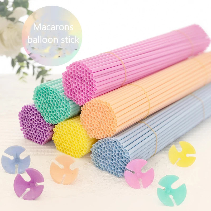 Large Bobo Latex Foil Balloon Stick Biodegradable Balloon Holder Sticks ...