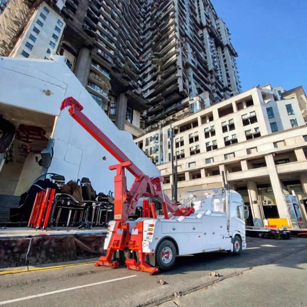 PowerLift 20-30 Tons Wrecker Tow Truck with Side Puller 4x2 Wheel Lift ...