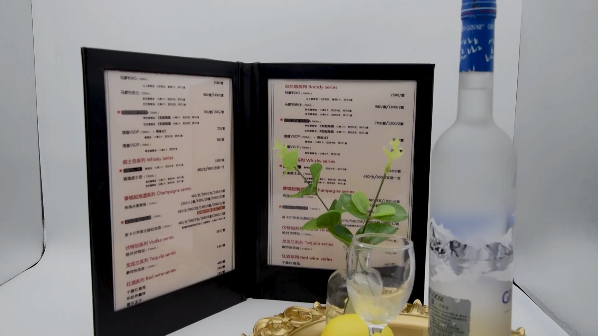 Single Page Backlit Illuminated Led Menu Board - Buy Led Menu Board ...