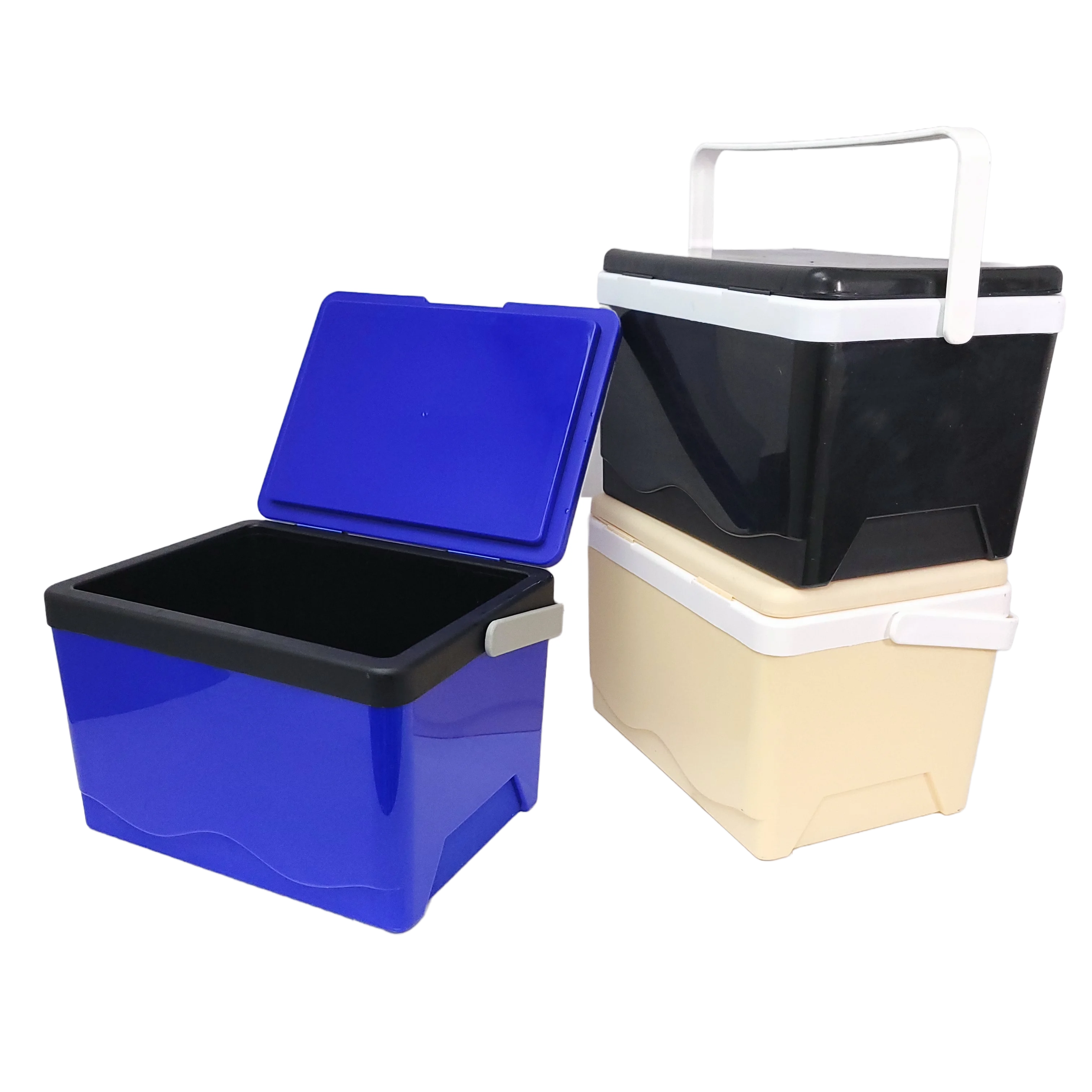 Cooler Box 10l Outdoor Ice Chest Beverage Insulated Cooling Box Plastic ...