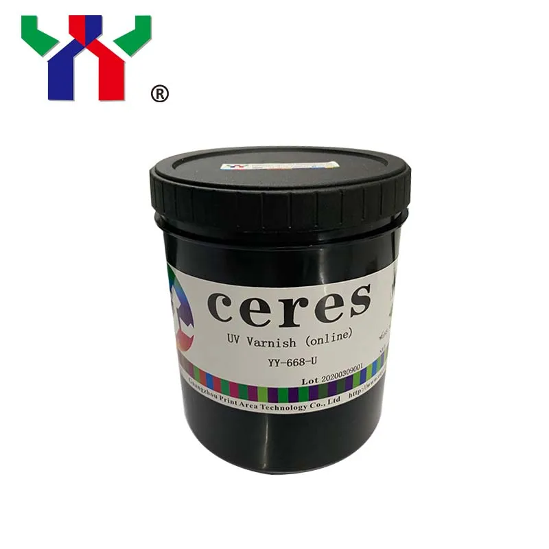 High Glossy UV Offset Varnish YT-668-U, 25kg/barrel