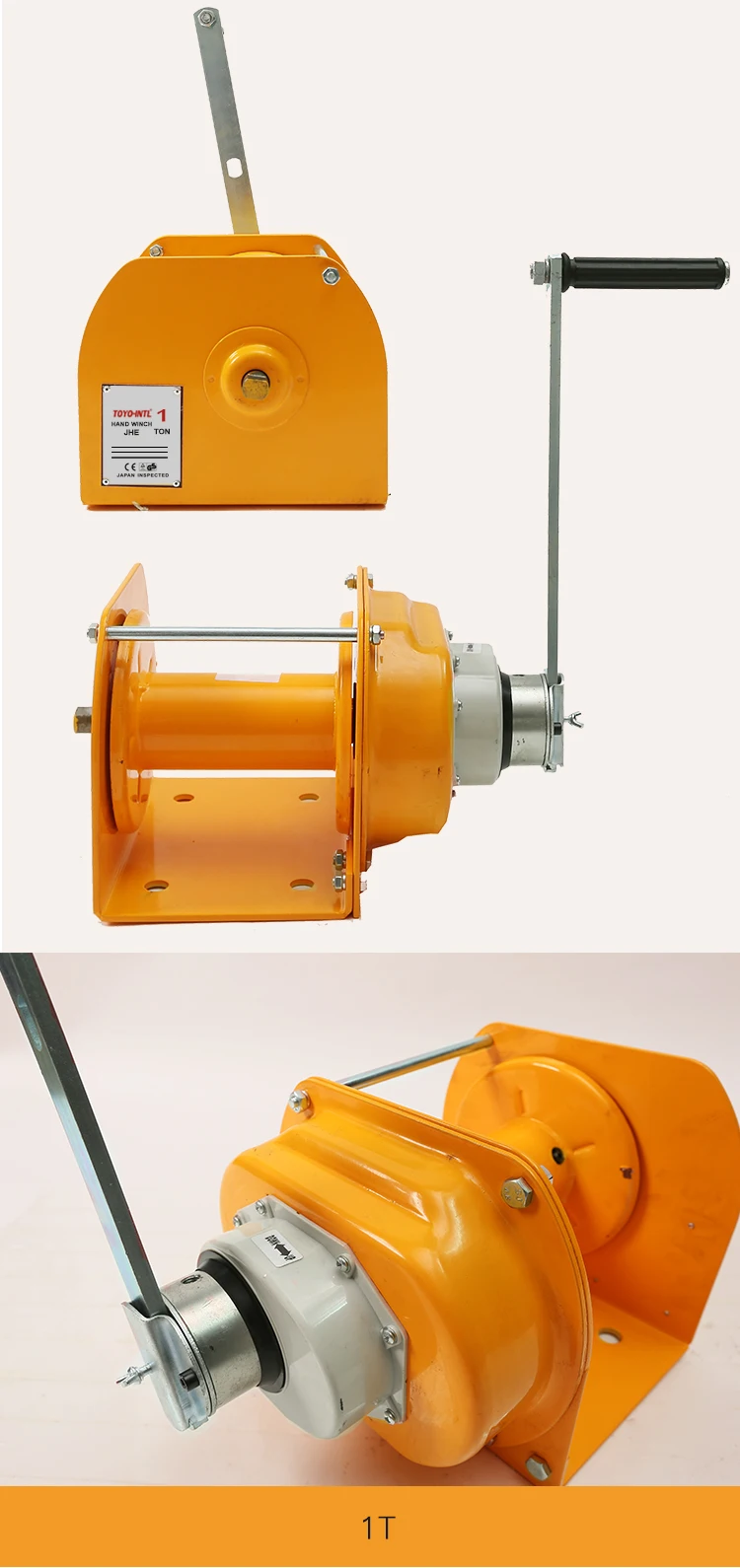 3t Manual Hand Ratchet Winch for Sale - Cable Pulling Machine