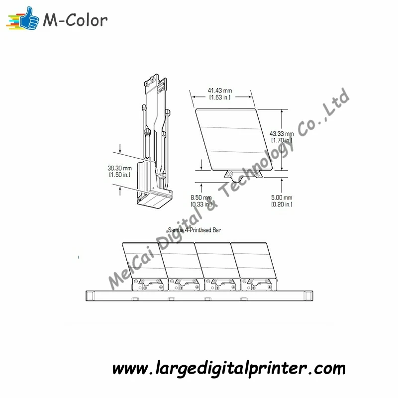 Fujifilm Samba G3l Original Printhead For Inkjet Printer Oem