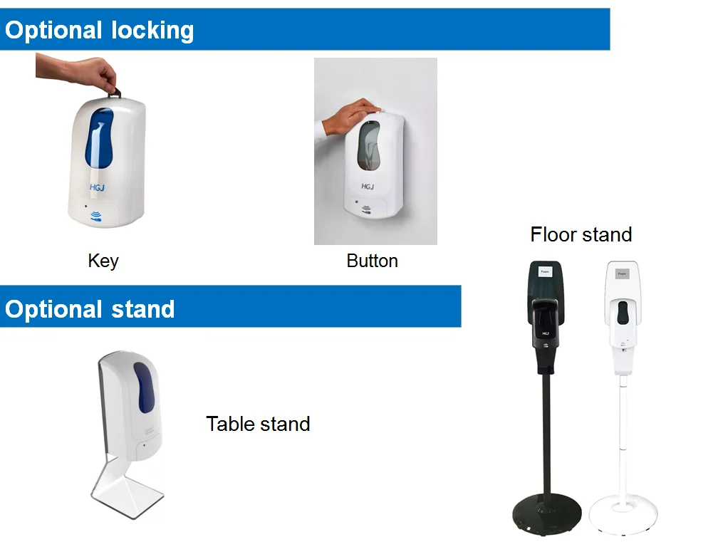 Wall Mounted Hand Sanitizer Dispenser Automatic Hand Lotion Spray ...