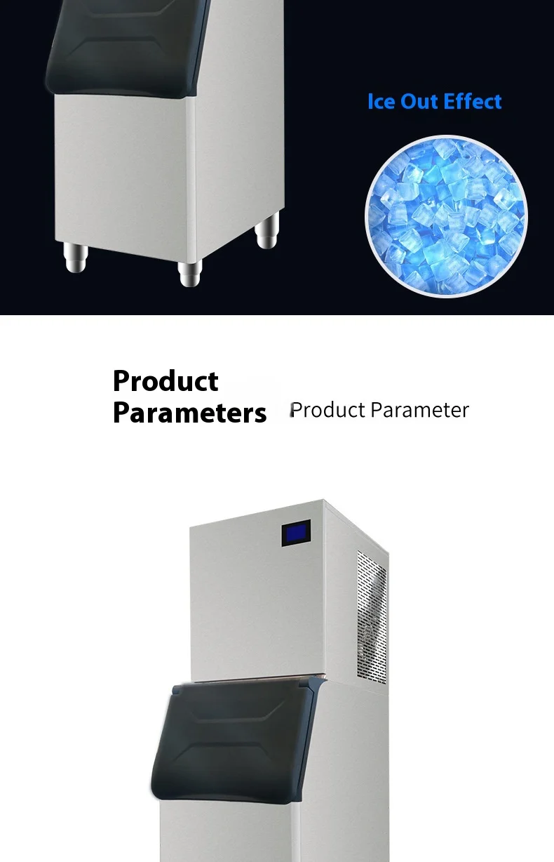 New Condition 300kg High Productivity Stainless Steel Ice Block Machine ...