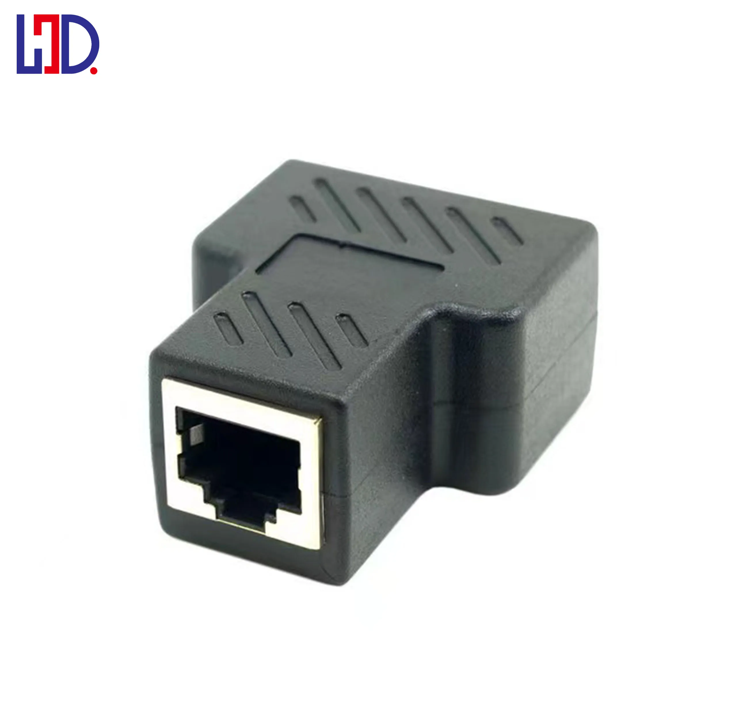 Rj45 3 Port Dual Female Socket Ethernet Connector Module Plug 8p8c ...