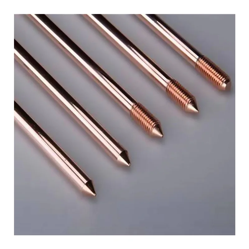 8ft Ground Rod Electrical Copper Grounding Bar for Signal Tower Fence ...