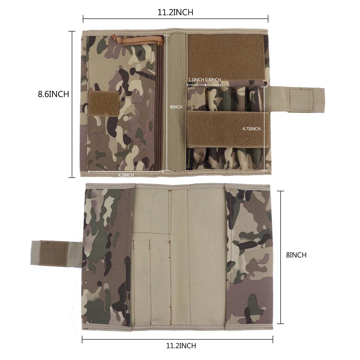 Outdoor Tactical Notebook Cover Diary Cover 5" X 8" Memorandum Cover ...