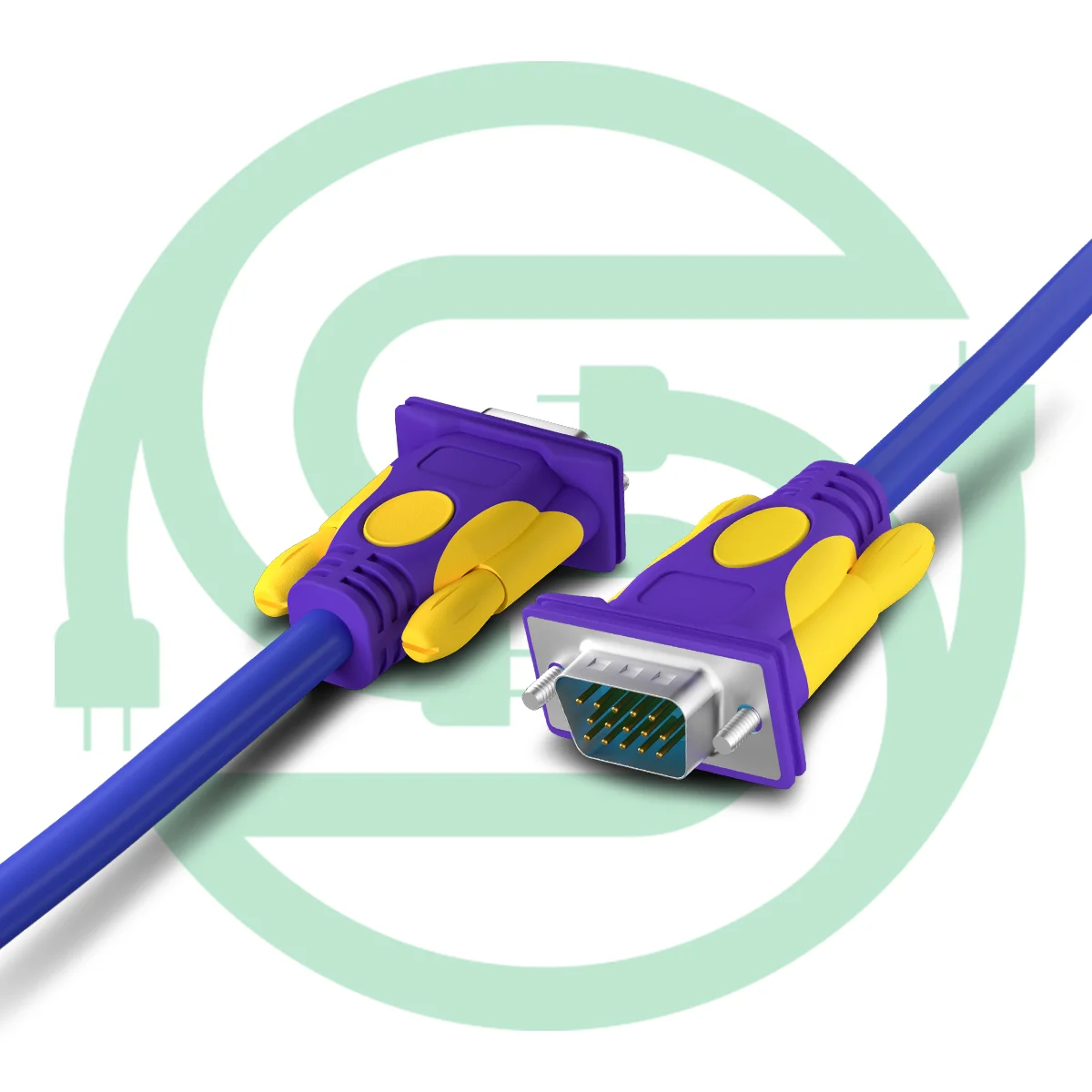 3m 0.88mm 3+9 Vga Cable For Tv Projector To Computer Monitor Vga Cable ...