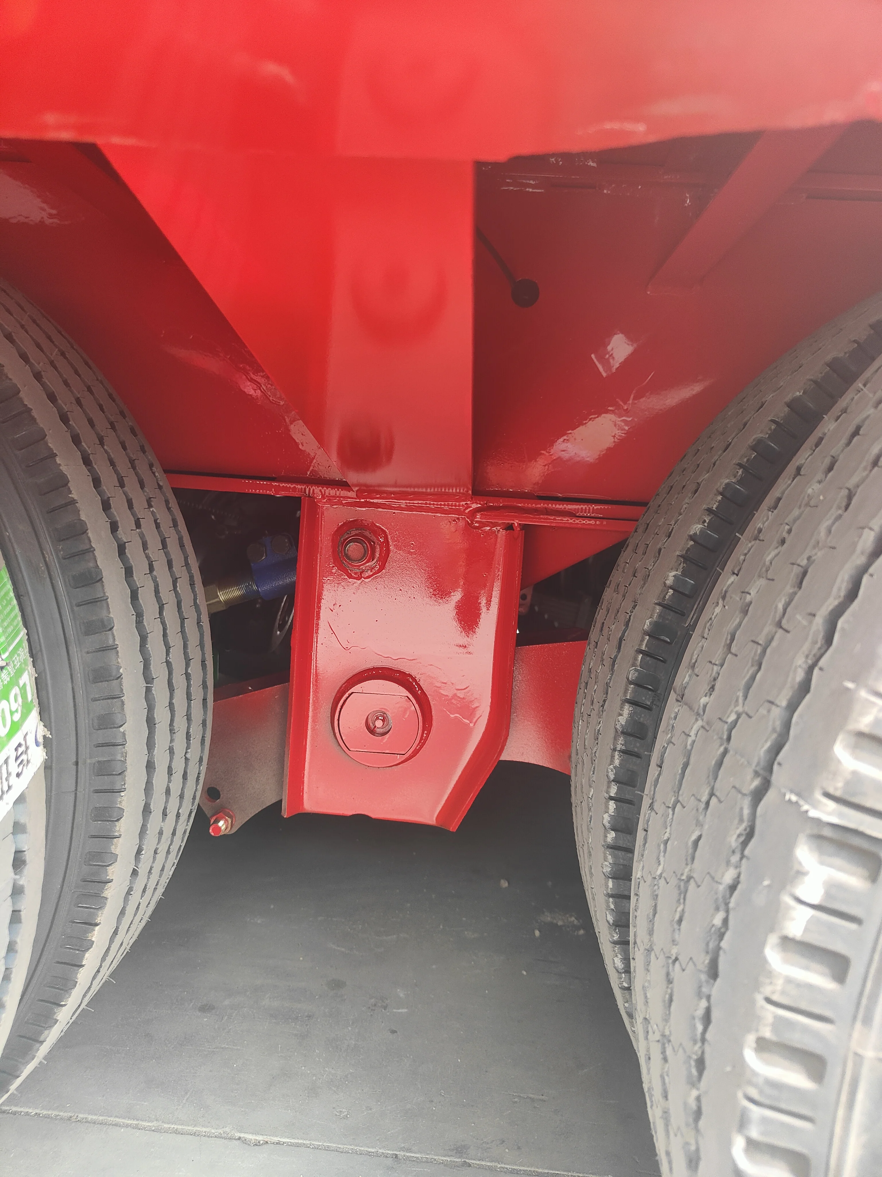 3 Axis Bottom Bed Semi-trailer Excavator Non-removable Object Large ...