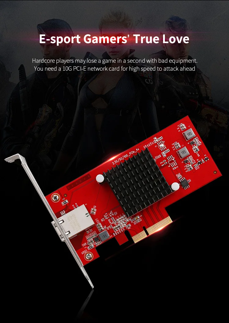 High Speed Network Wifi Card Runs Up To 10gbps Cat6 Pci-e Wireless ...