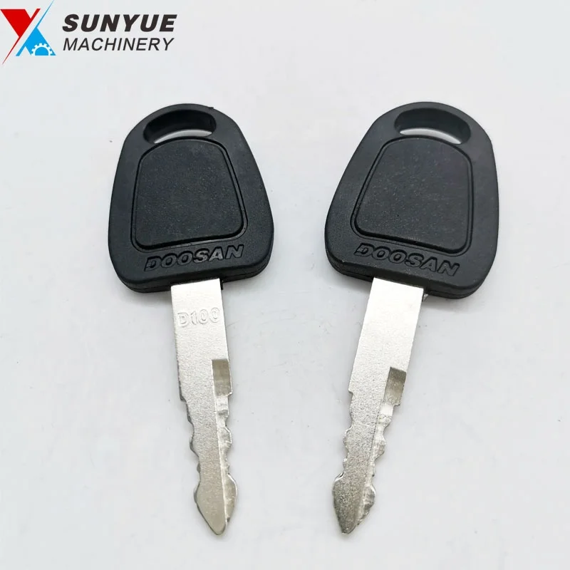 D100 Excavator Spare Parts - Doosan Ignition Key 2172-6017