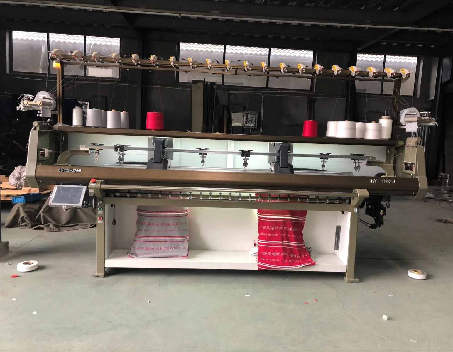 Full Jacquard Computerized Collar Flat Knitting Machine - Buy Full ...
